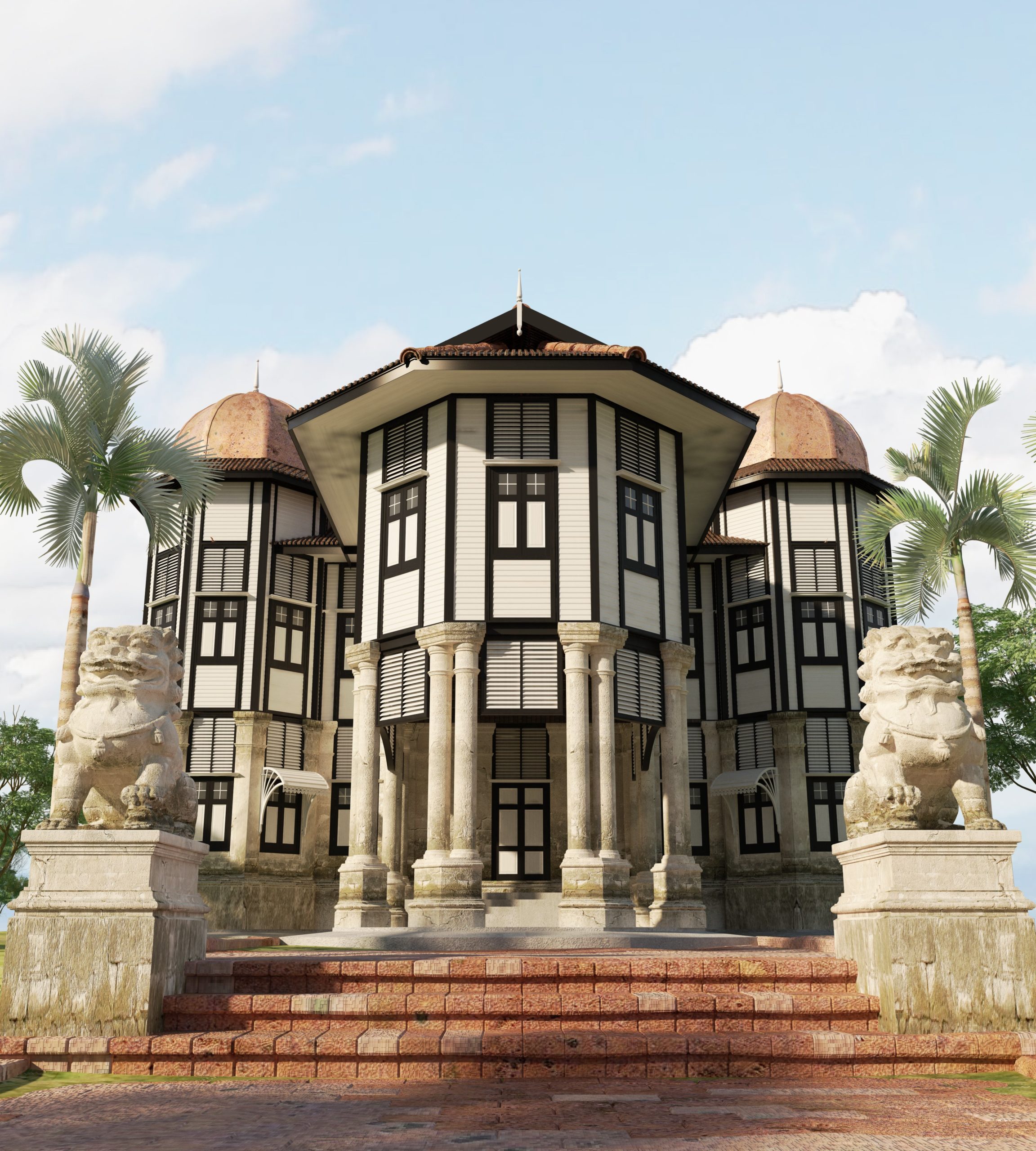 Lakaran 3D Faizal Rahmat beri nyawa baru kepada istana dan kota lama ...