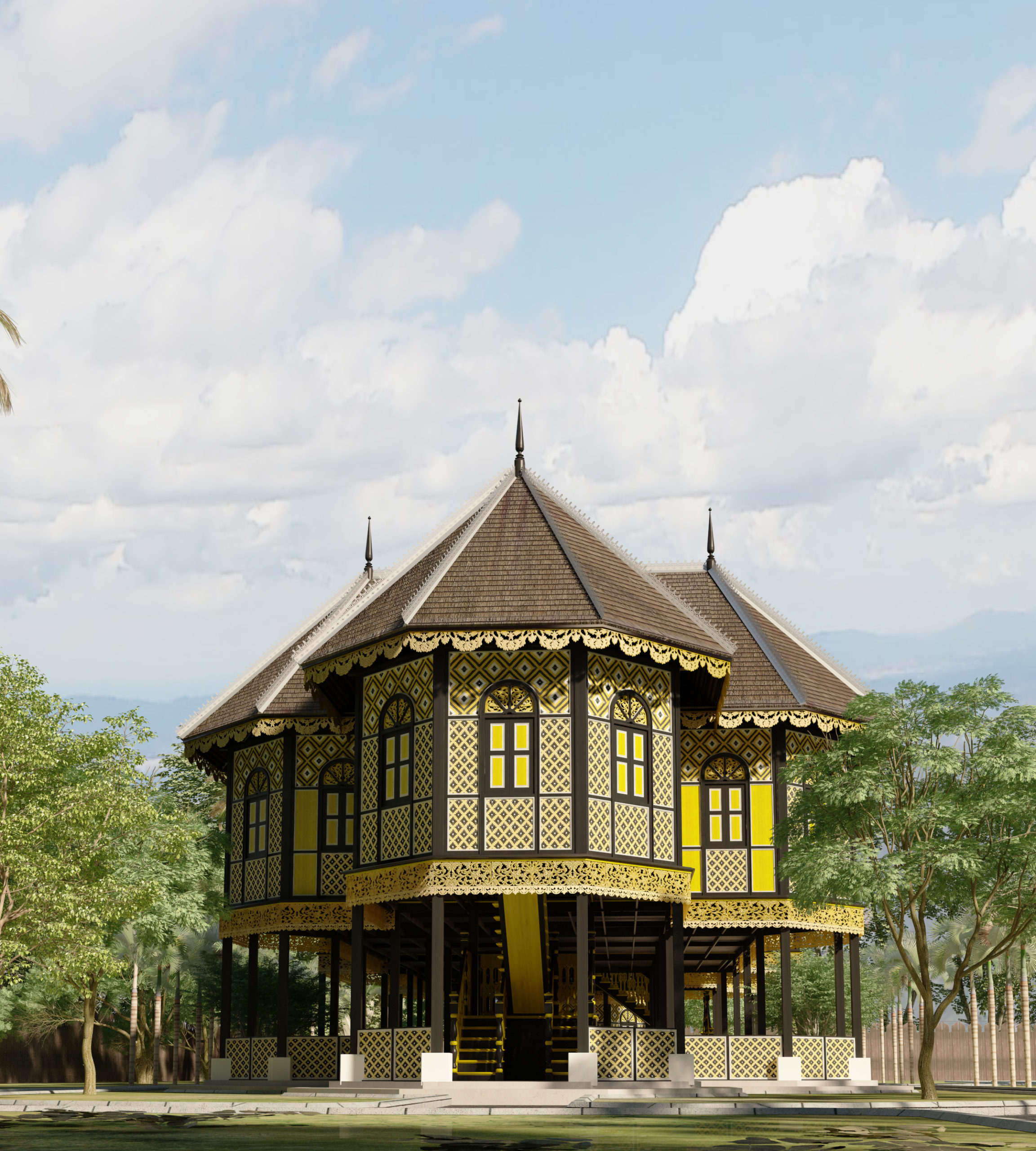 Lakaran 3D Faizal Rahmat beri nyawa baru kepada istana dan kota lama ...