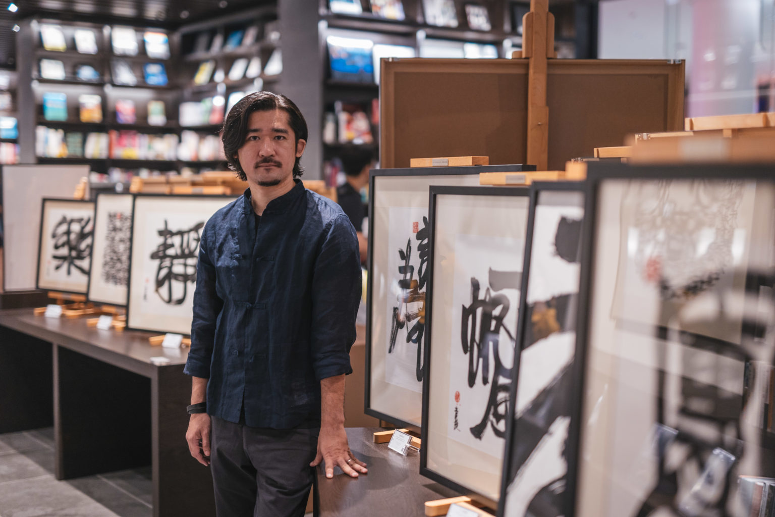 Jameson Yap challenges the rules of Chinese calligraphy for art to flow ...