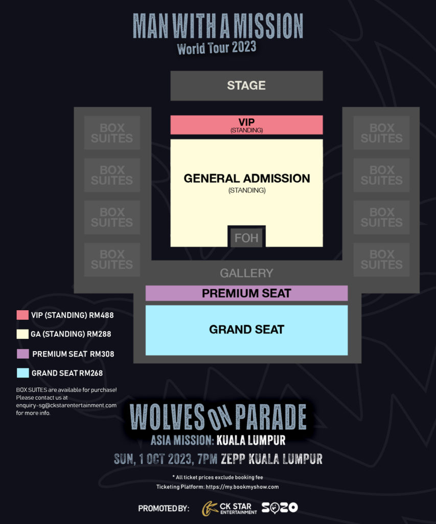 Japanese sensation MAN WITH A MISSION comes to Malaysia in October - BASKL