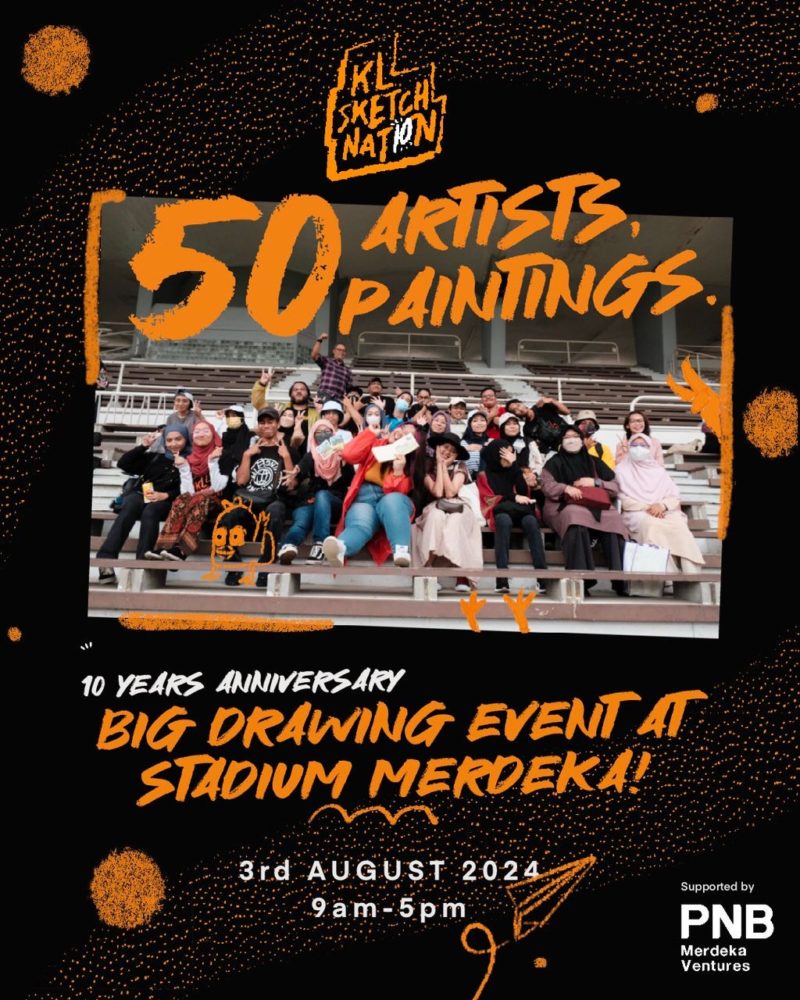 KL Sketch Nation brings 50 live paintings by 50 young painters to ...